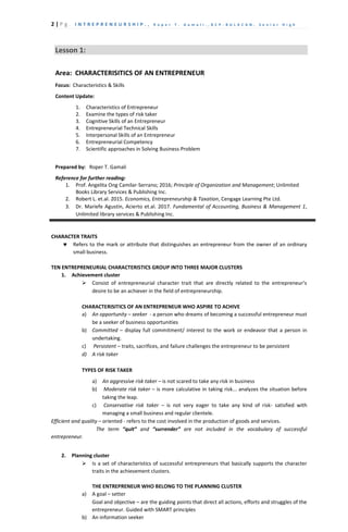 Introduction to Entrepreneurs | PDF