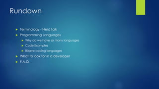 Entrepreneur’s guide to programming | PPT