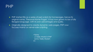 Entrepreneur’s guide to programming | PPT