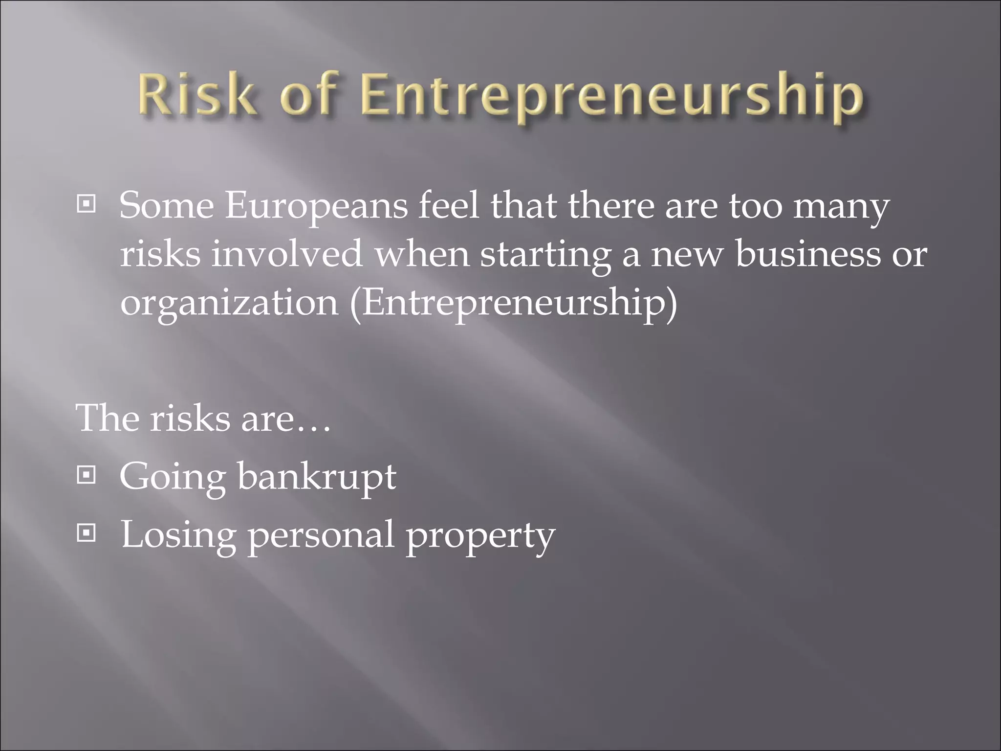 Entrepreneurship | PPT