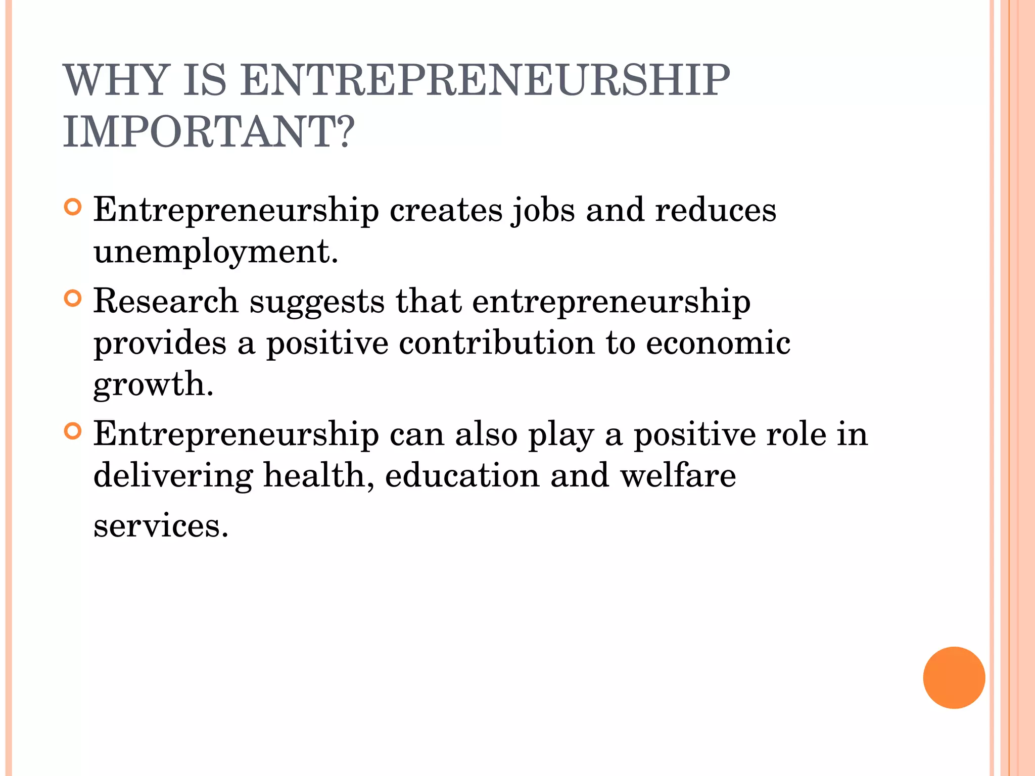 Entrepreneurship | PPT