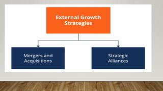 EXTERNAL GROWTH STRATEGIES | PPTX