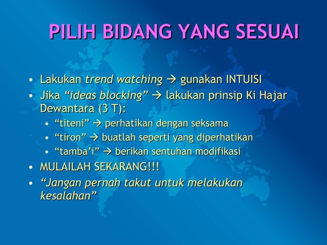 Membangun Jiwa Entrepreneurship | PPT Membangun Jiwa Entrepreneurship | PPT