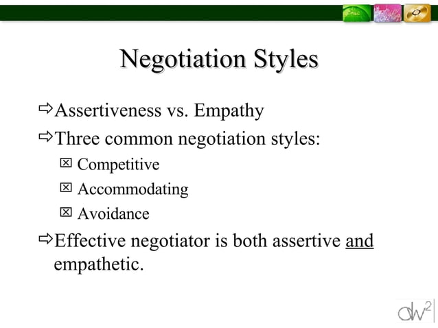 Entrepreneurship 101: Negotiations | PPT | Business | Business and Finance