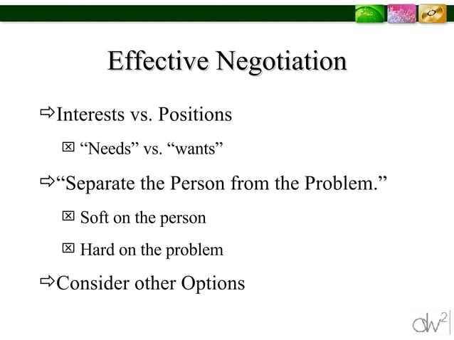 Entrepreneurship 101: Negotiations | PPT | Business | Business and Finance