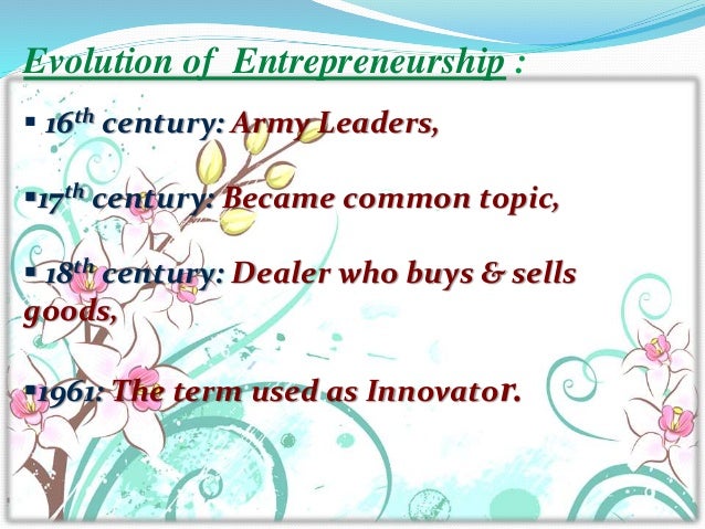 Entrepreneurship Concept, Examples