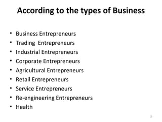 Entrepreneurship | PPT