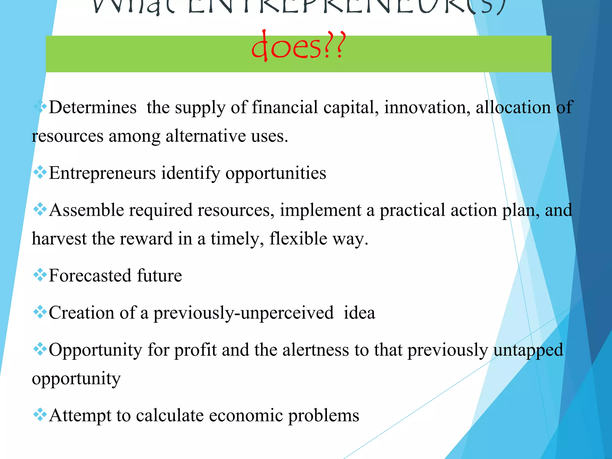 Entrepreneurship | PPTX