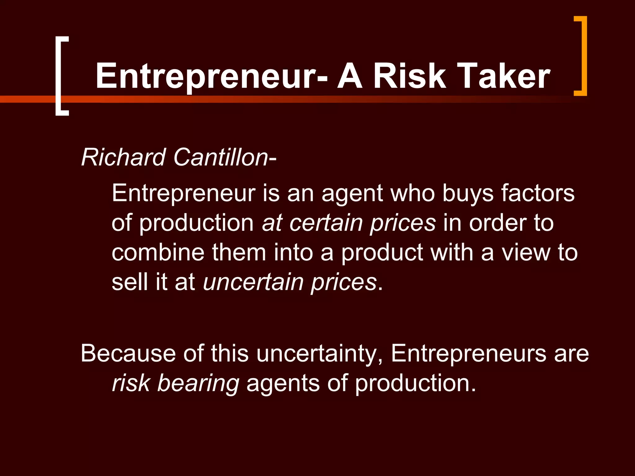 Entrepreneurship | PPT