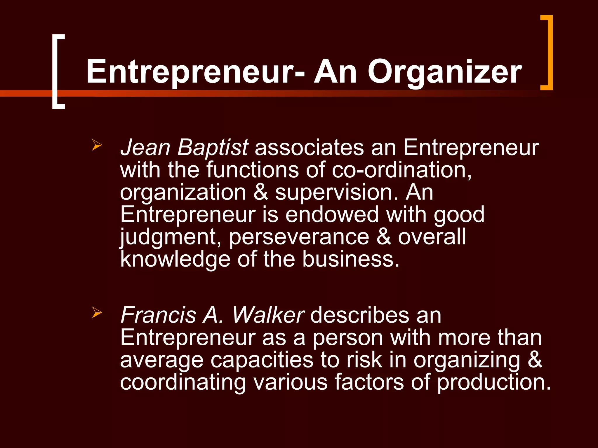 Entrepreneurship | PPT