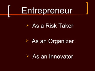 Entrepreneurship | PPT