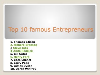 Entrepreneurship | PPTX