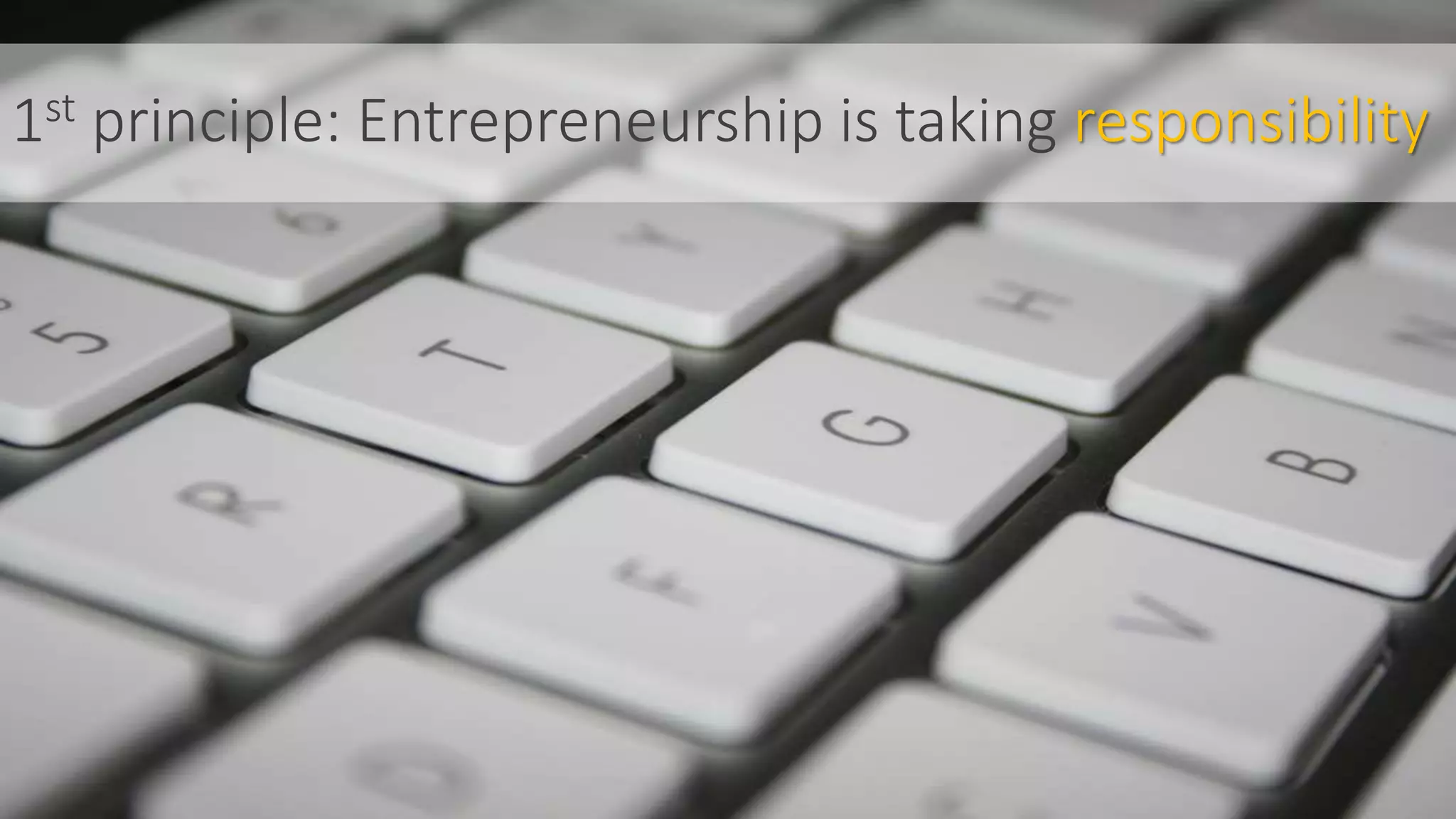 Entrepreneurship Principles | PPTX