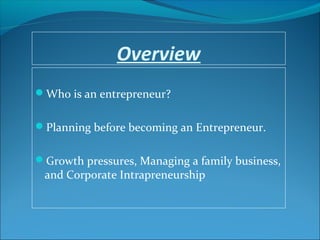 powerpoint presentation on Entrepreneurship | PPT