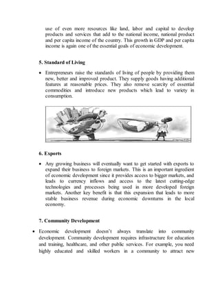 Role of Entrepreneur's in economic development and role of women ...