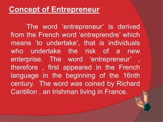 Entrepreneurship | PPT