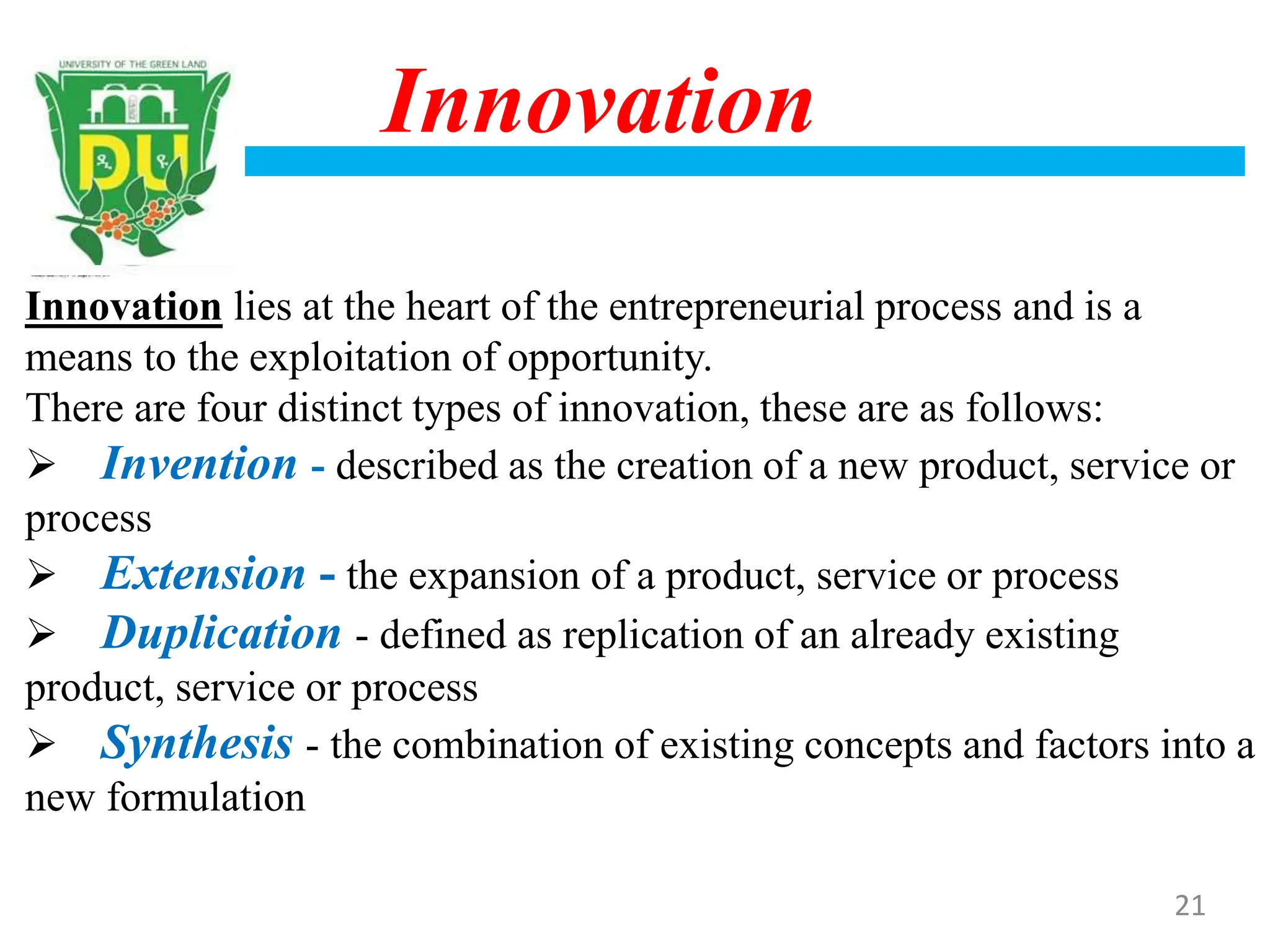 ENTREPRENEURSHIP FOR FRESHMAN STUDENTS AT HIGHER EDUCATIONAL ...