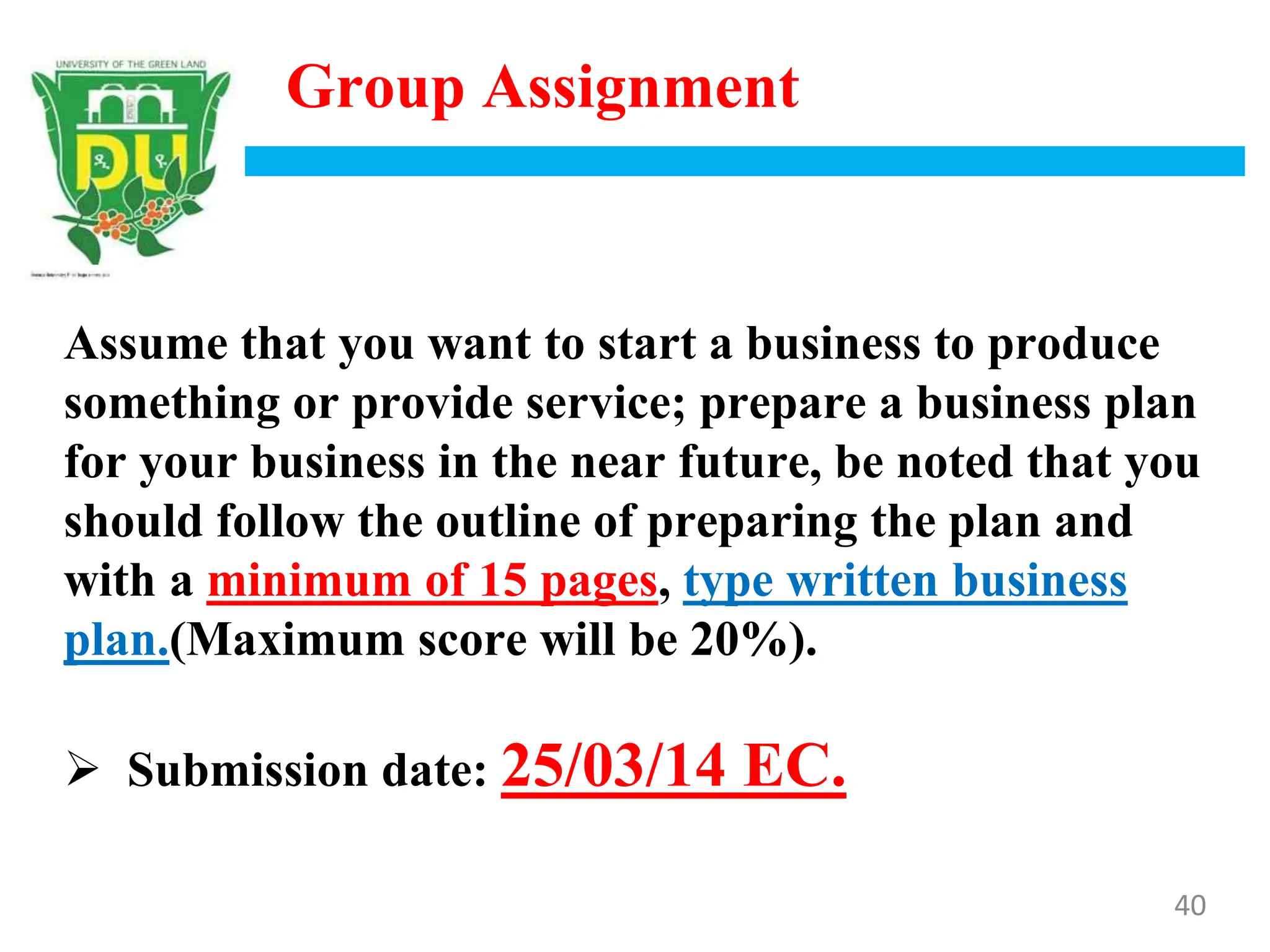 ENTREPRENEURSHIP FOR FRESHMAN STUDENTS AT HIGHER EDUCATIONAL ...