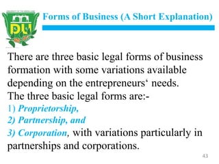 ENTREPRENEURSHIP FOR FRESHMAN STUDENTS AT HIGHER EDUCATIONAL ...