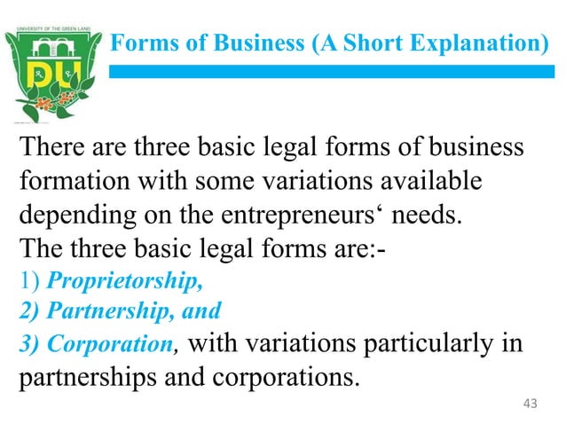 ENTREPRENEURSHIP FOR FRESHMAN STUDENTS AT HIGHER EDUCATIONAL ...