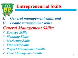 ENTREPRENEURSHIP FOR FRESHMAN STUDENTS AT HIGHER EDUCATIONAL ...