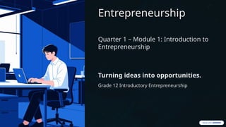 Entrepreneurship PowerPoint presentation | PPTX