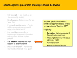 Entrepreneurship and Entrepreneurial Behavior | PPTX