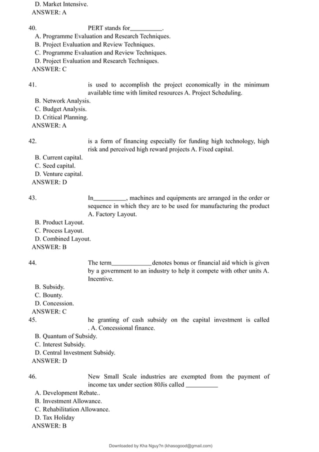 entrepreneurship-multiple-choice-questions.pdf | Business Accounting ...