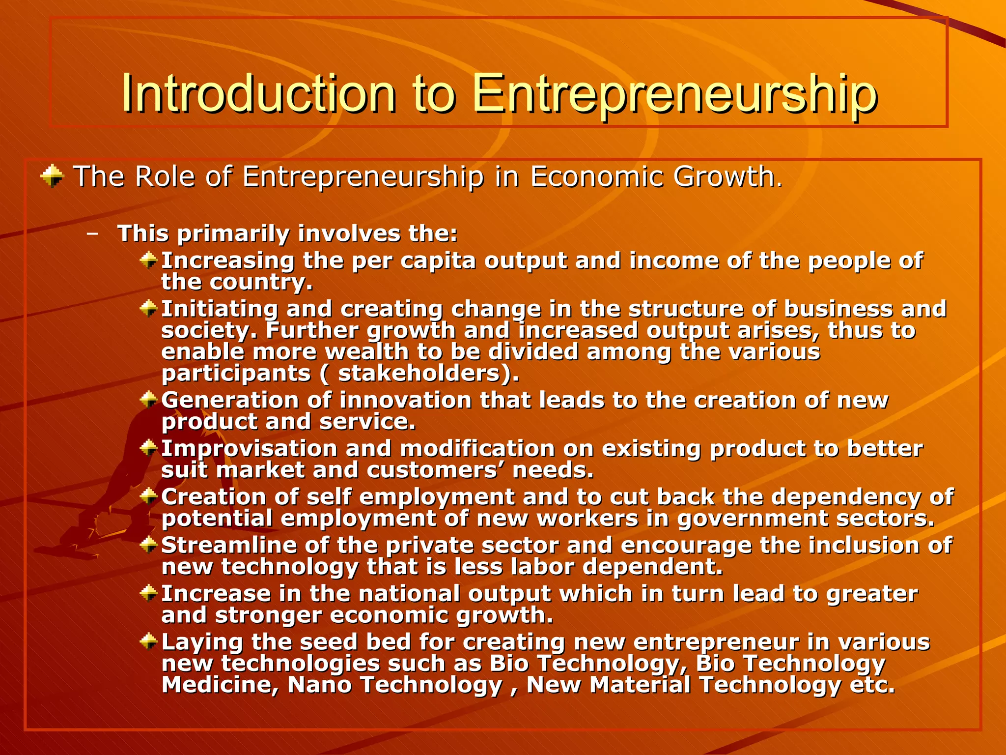 Chapter 1 on Entrepreneurship | PPT
