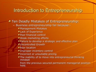 Chapter 1 on Entrepreneurship | PPT