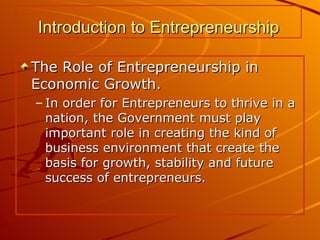 Chapter 1 on Entrepreneurship | PPT
