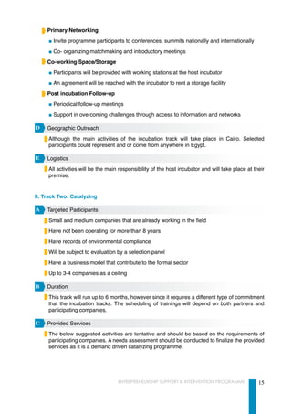 Entrepreneurship support-intervention-programme | PDF