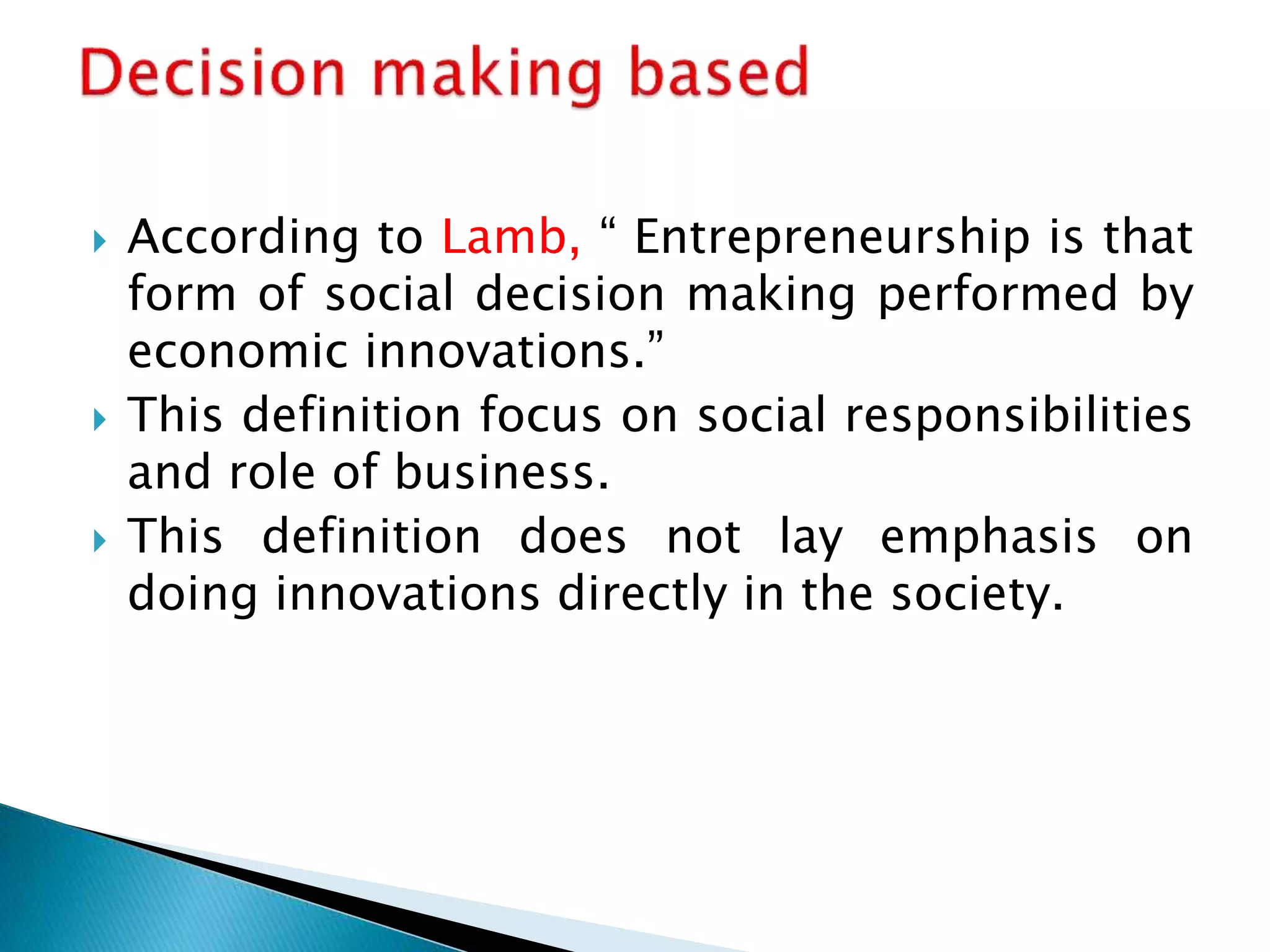 Entrepreneurship | PPTX