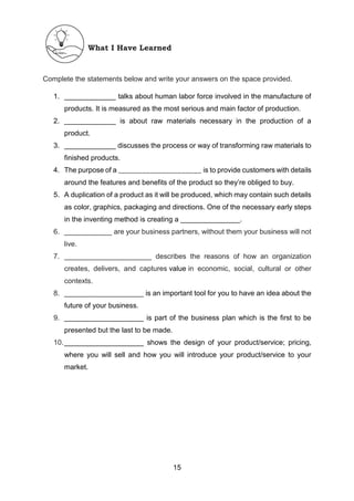 Entrepreneurship12_q2_Mod6_4M’s of Production and Business Model_v4.pdf