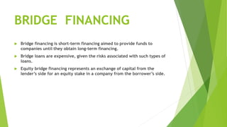 Entrepreneurship: sources of finance | PPTX