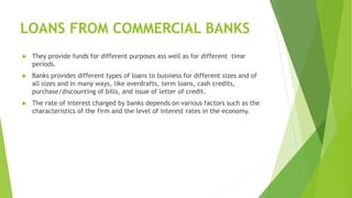 Entrepreneurship: sources of finance | PPTX