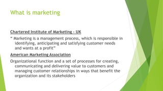 Entrepreneurship and entrepreneurial marketing | PPTX