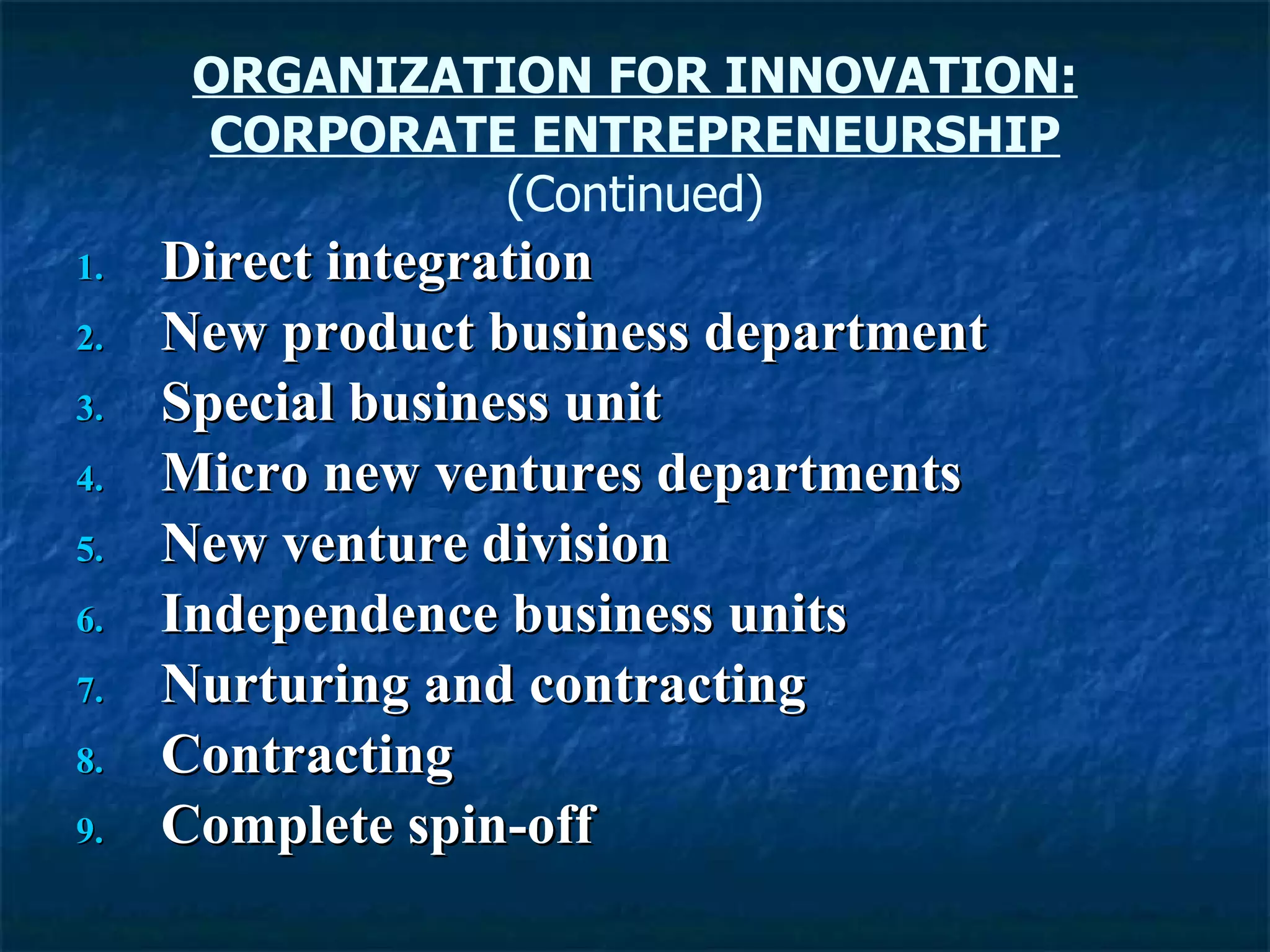 Entrepreneurship And Innovation | PPS
