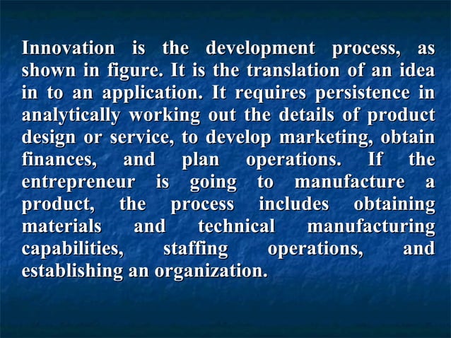 Entrepreneurship And Innovation | PPS