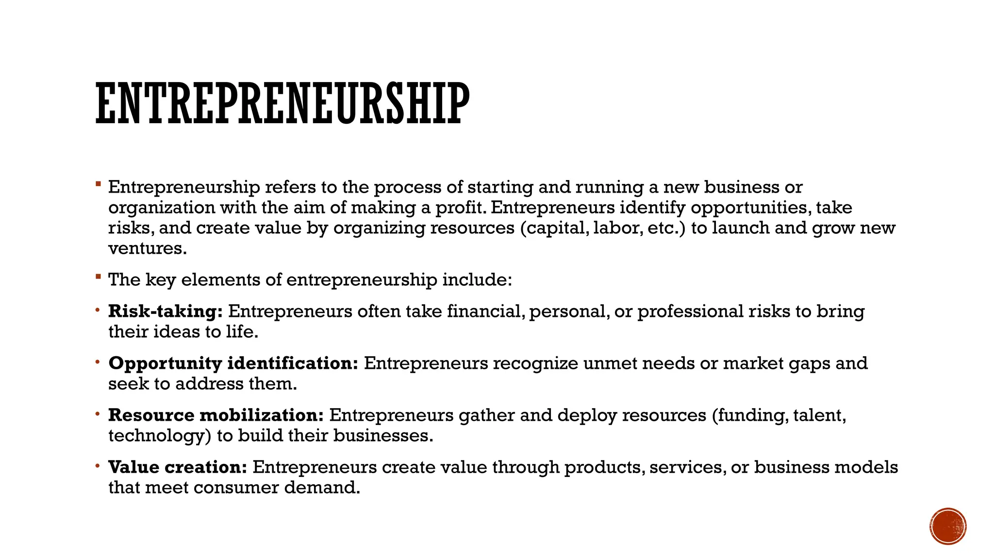 Entrepreneurship & innovation with definition types and importance | PPTX