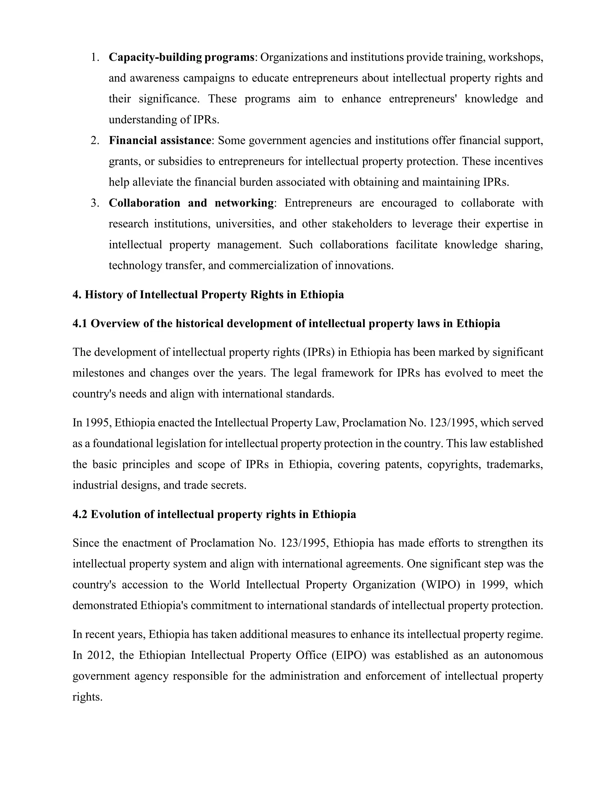 Entrepreneurship and Intellectual Property Rights in Ethiopia.docx