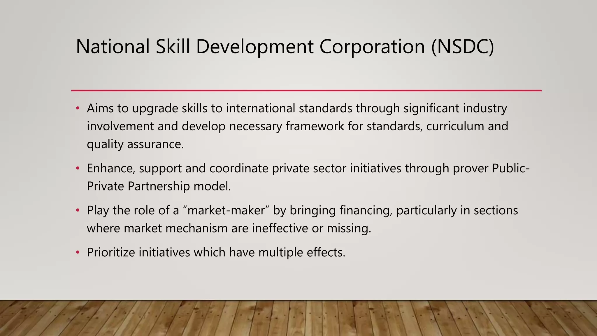 Ministry of Skill Development and Entrepreneurship (MSME) | PPTX
