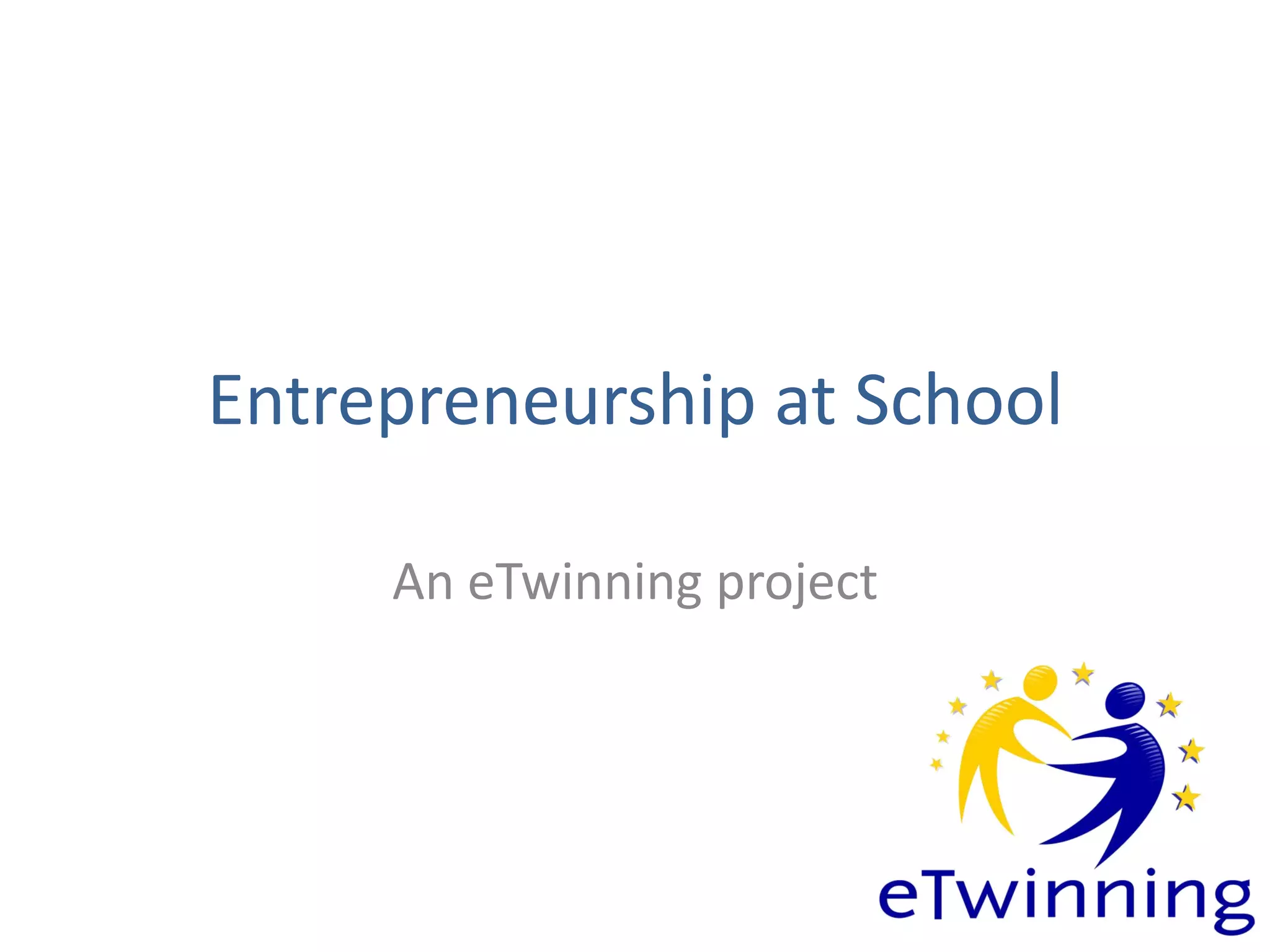 Entrepreneurship at school | PPT