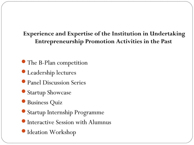 Entrepreneurship cell | PPT