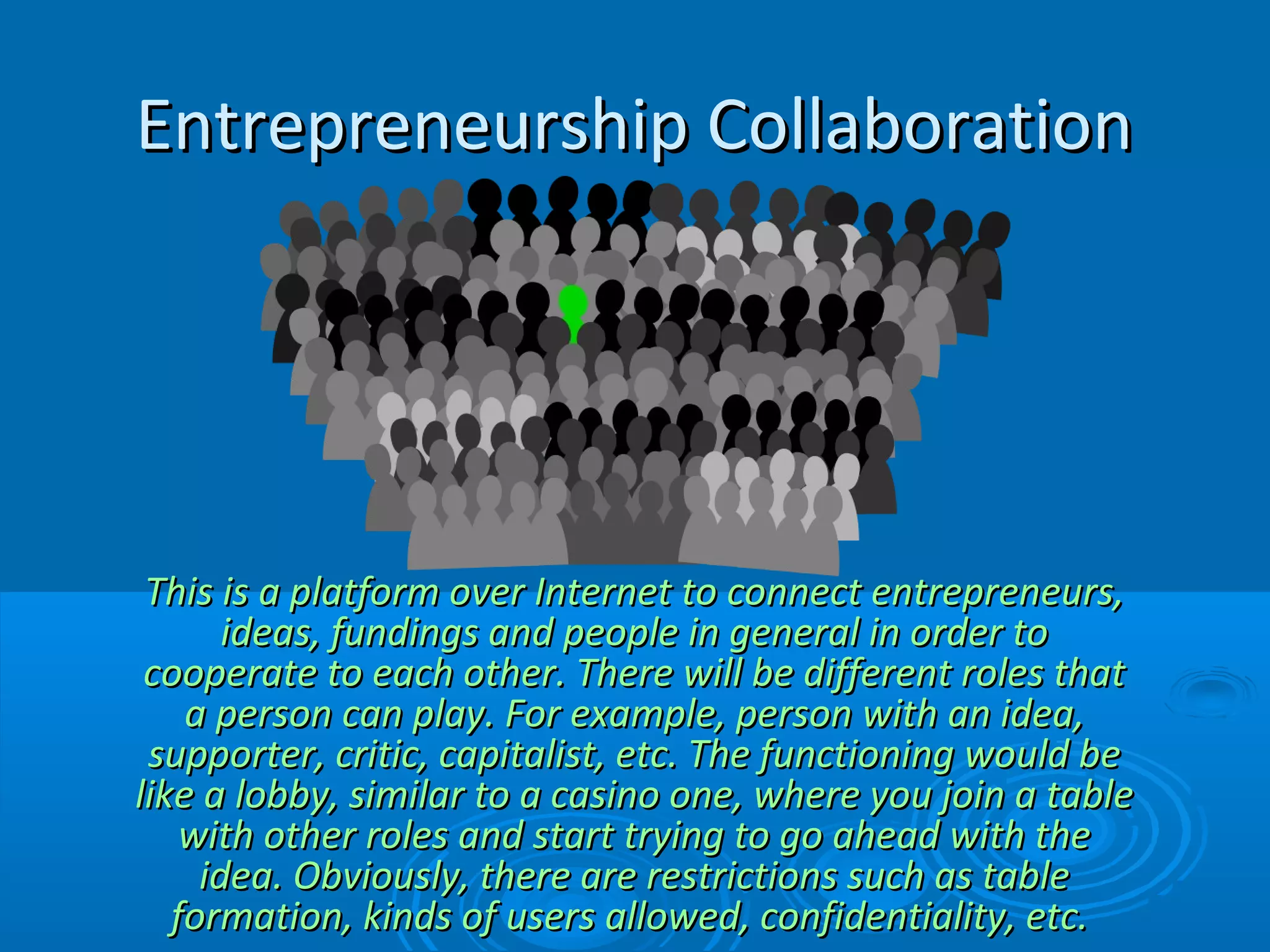 Entrepreneurship collaboration | PPT