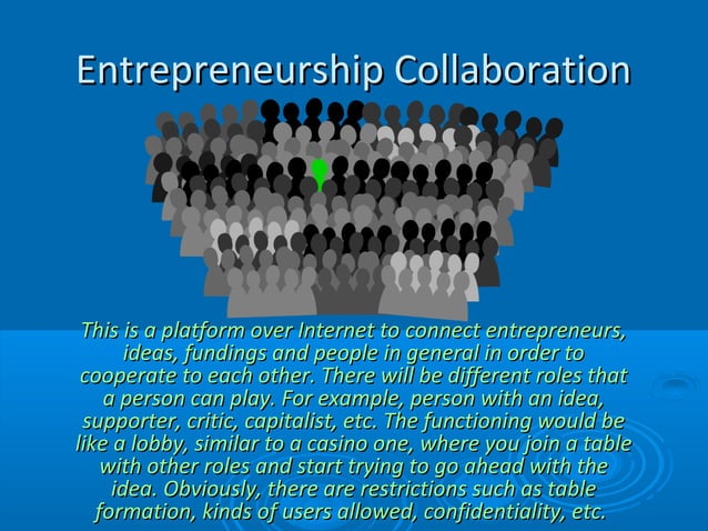 Entrepreneurship collaboration | PPT