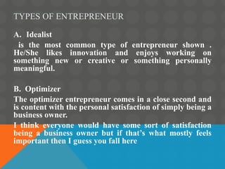 Entrepreneurship concepts | PPTX | Startups | Business