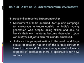 Entrepreneurship development | PPT