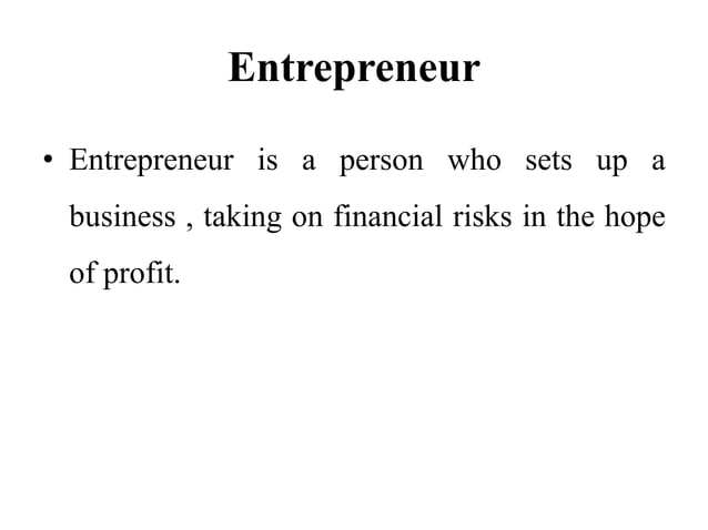 Entrepreneurship development | PPTX