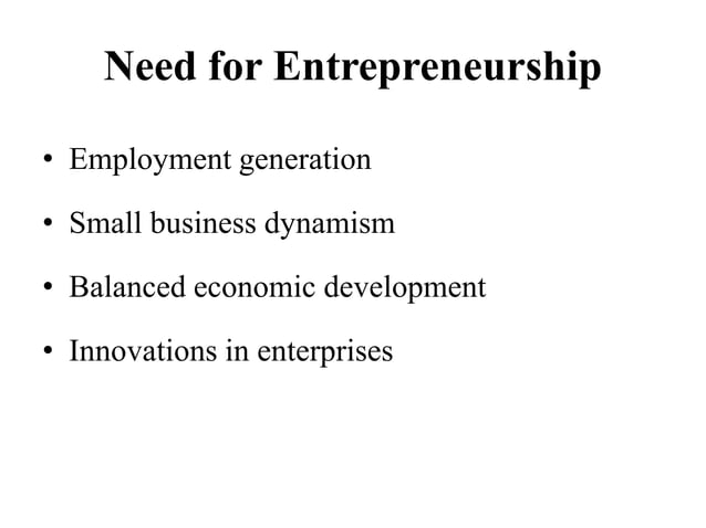 Entrepreneurship development | PPTX